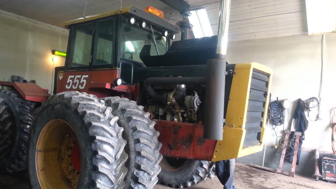 Tractor with a cummins 555 - YouTube