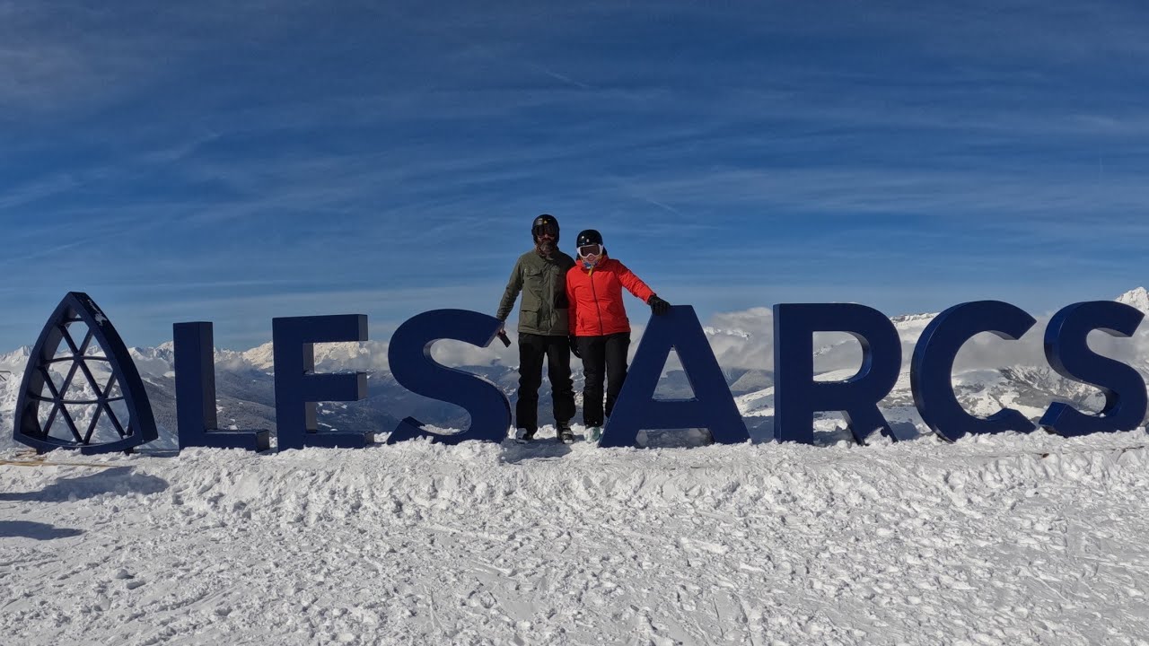Skiing Les Arcs 1800 - French Alps - March 2023 - 4K video - YouTube