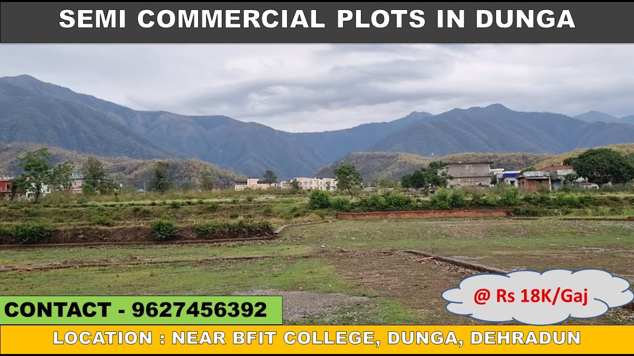 Plots in Dunga Dehradun - YouTube