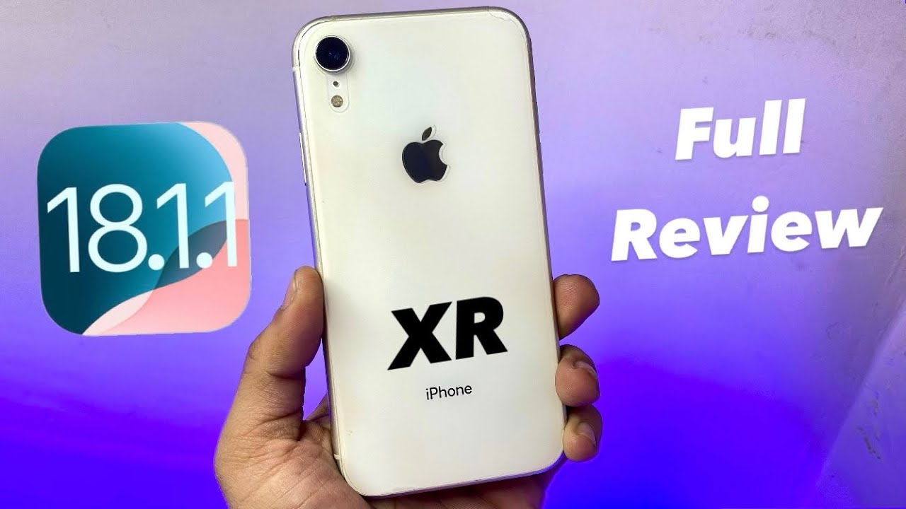 iPhone XR Full Review on iOS 18.1.1 - iPhone XR Performance, Battery ...