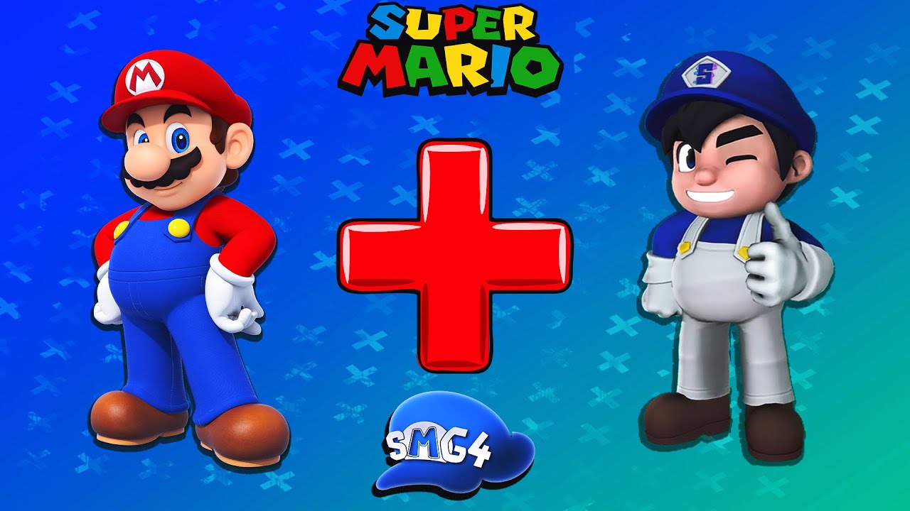 What would Super Mario look like if he was SMG4 | Mario + SMG4 - YouTube