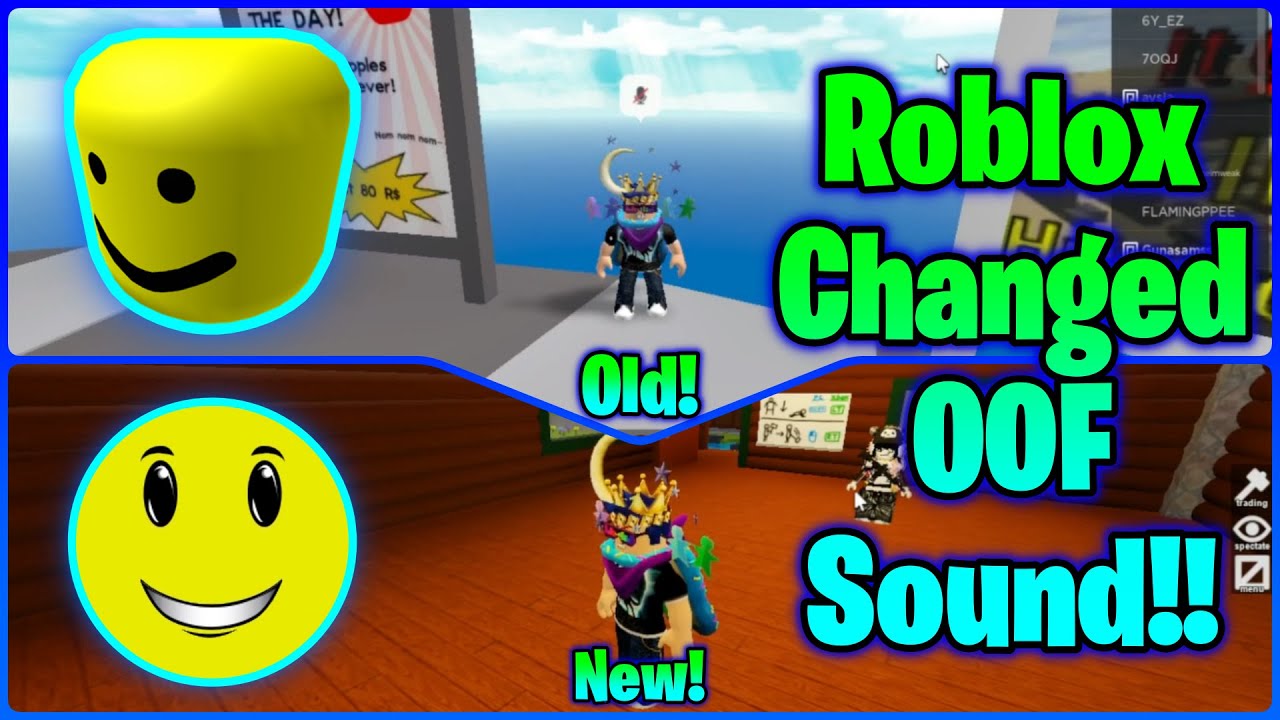 Roblox Changed The OOF Sound!! (Old OOF VS New OOF Sound!) - YouTube
