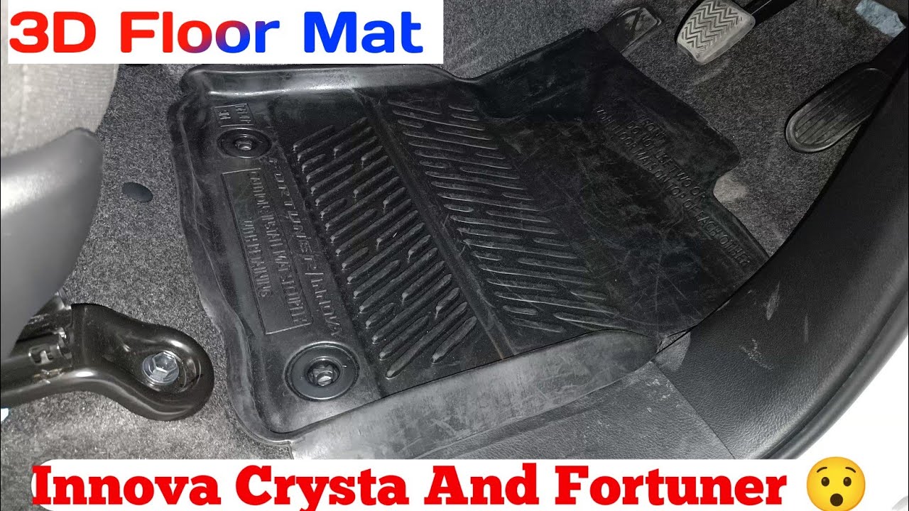 3D Floor Mat((Innova Crysta And Fortuner))With Price - YouTube