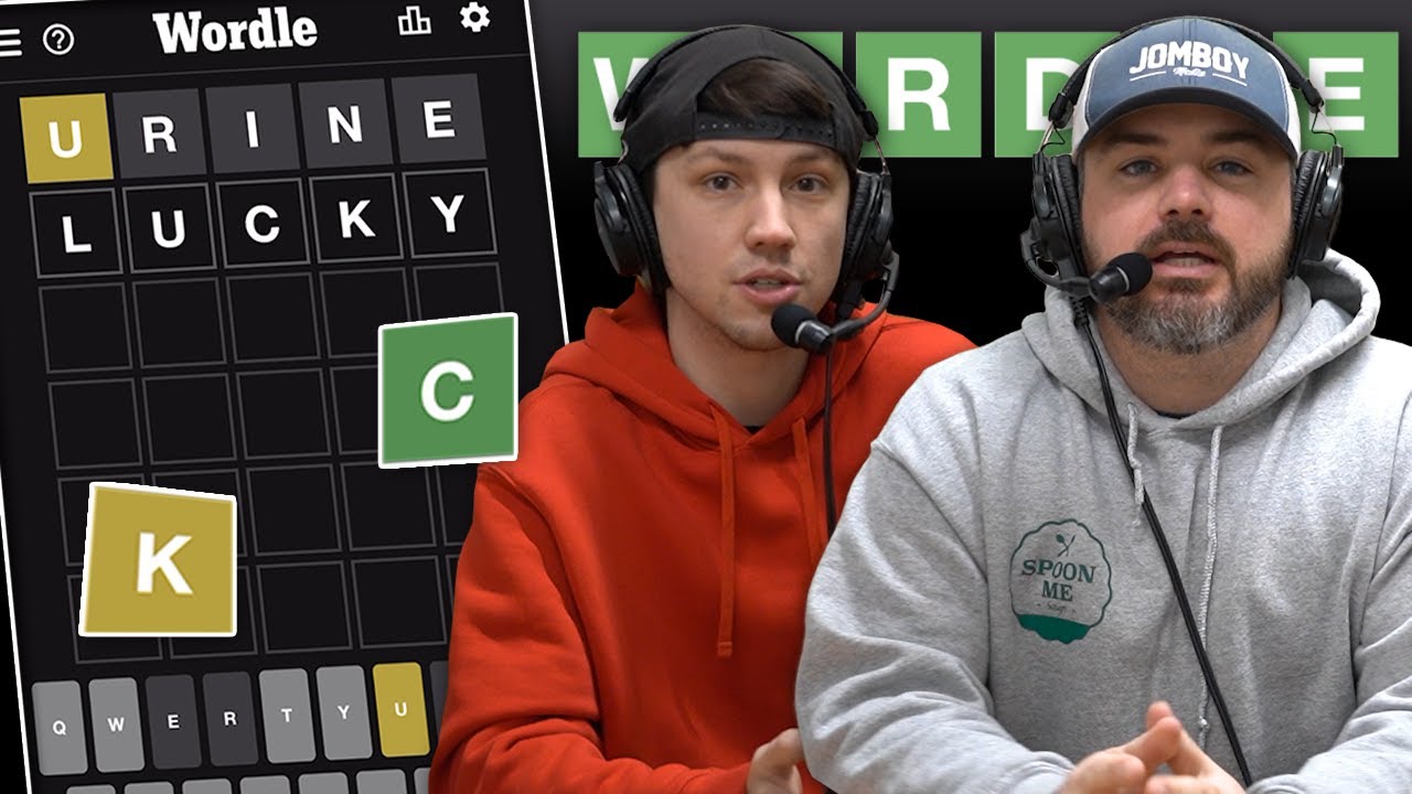 Wordle stumps the Jomboy Media office? - YouTube