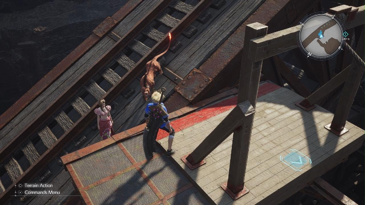 FF7 Rebirth Red XIII needs a foot massage!!! - YouTube