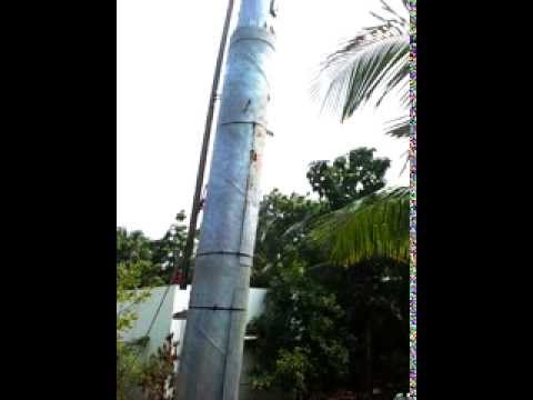 4G GBM Tower Erection . - YouTube