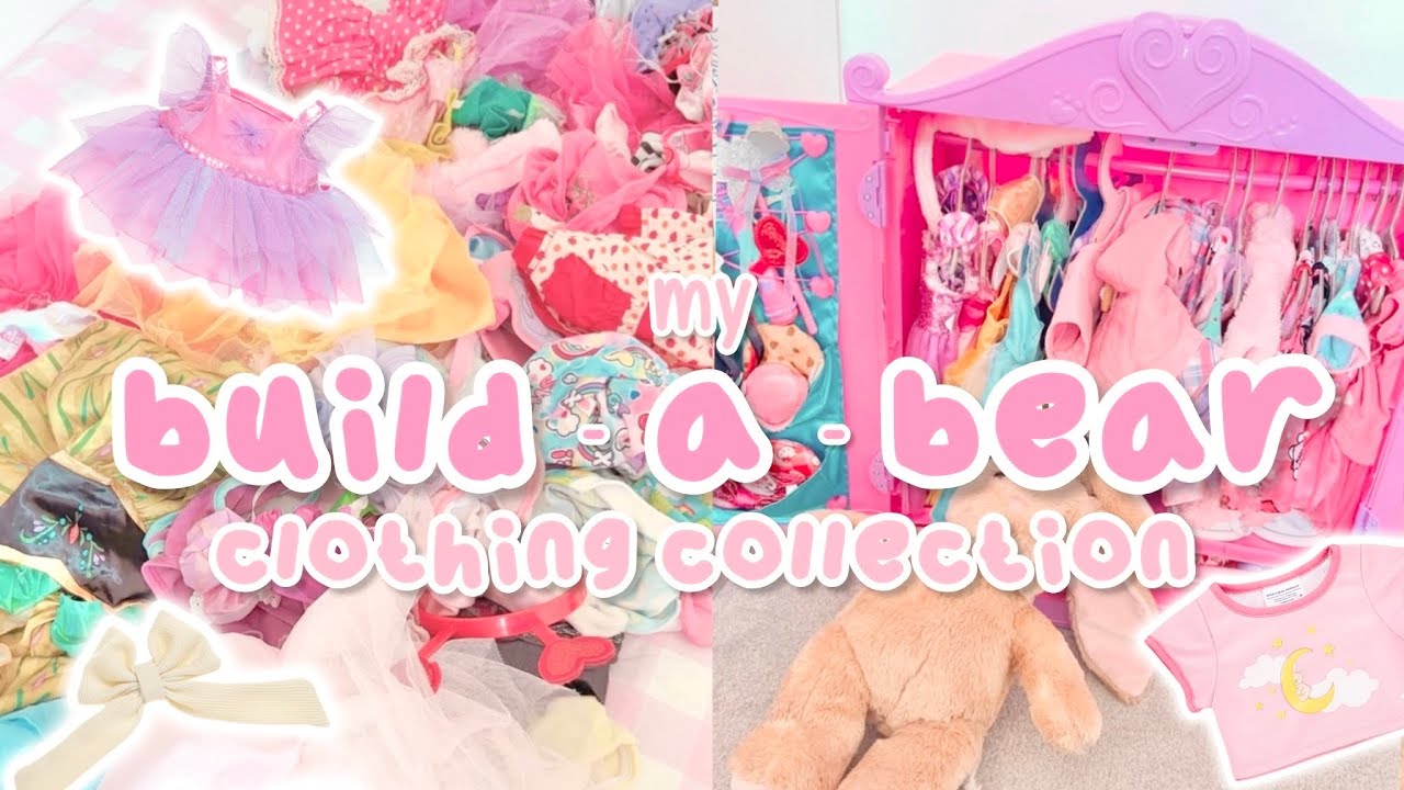 build a bear closet tour & clothing collection ! ♡ - YouTube