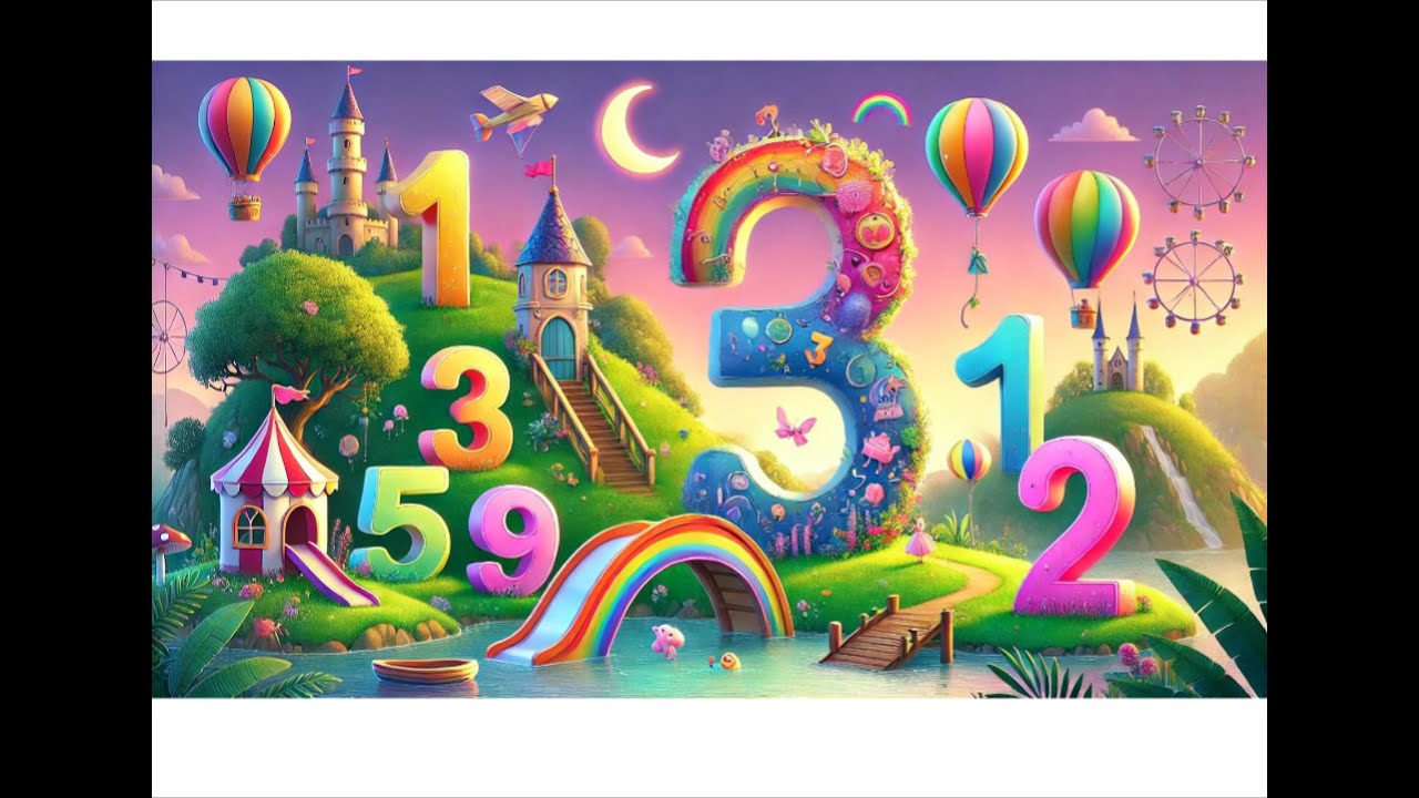 Counting Song for Kids | Enchanted Numbers 1-10 | Animated Nursery ...