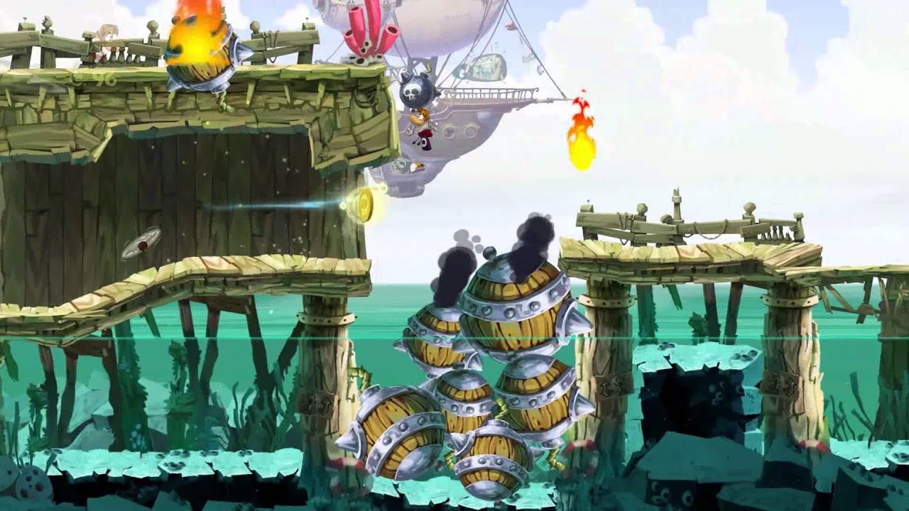 Let's Play Rayman Origins, Part 15: Enter The Water Levels! 1080p HD ...