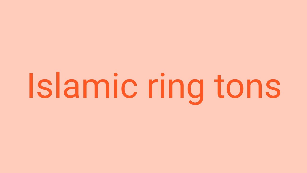 islamic ring@islamic tube - YouTube