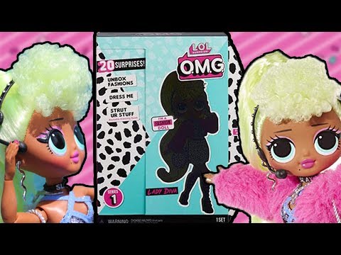 LOL Surprise O.M.G. LOL OMG Gerçek Saçlı Oyuncak Bebekler L.O.L OMG Diva Bidünya Oyuncak🦄
