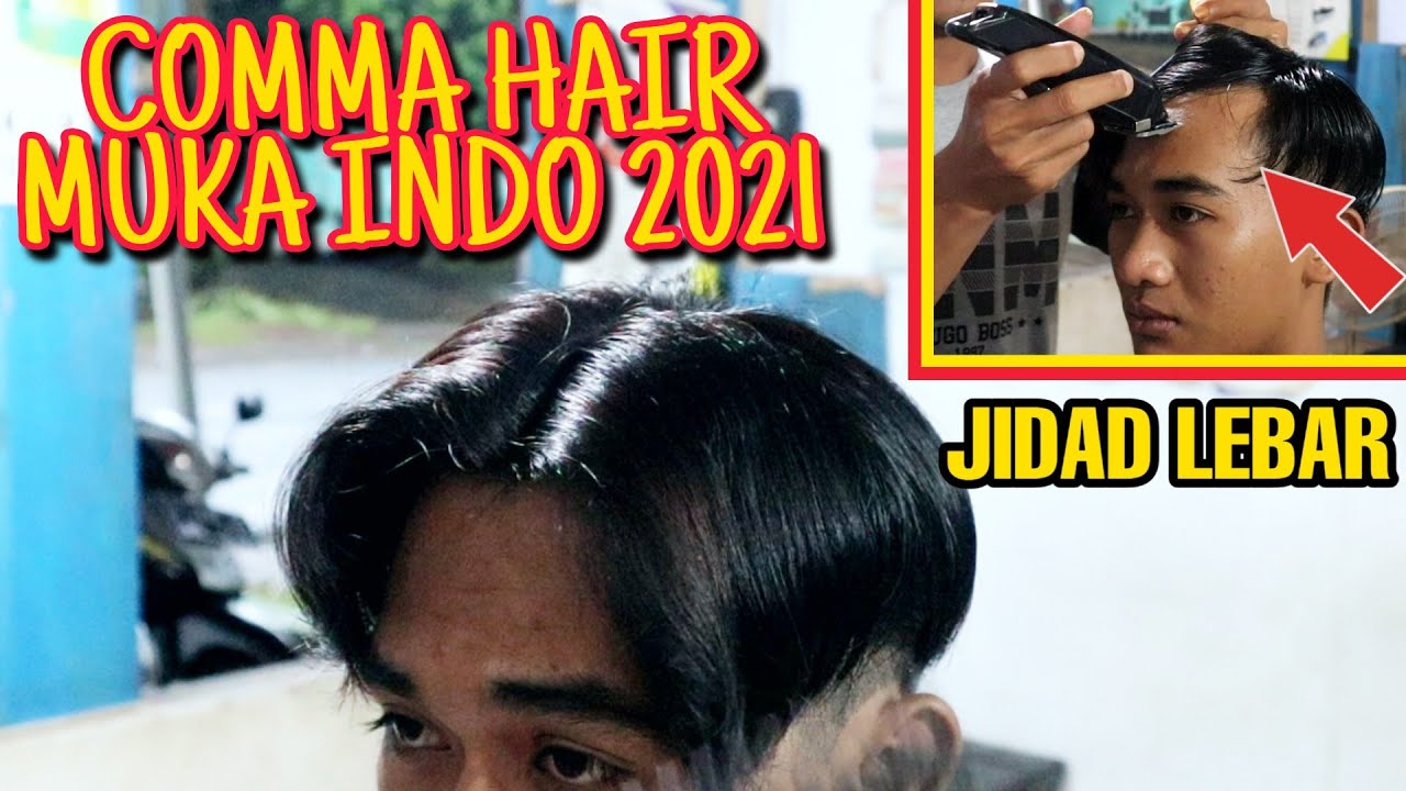 Jidad Lebar Rambut ikal Mau model Comma hair Korean,Bikin keren 2021 ...