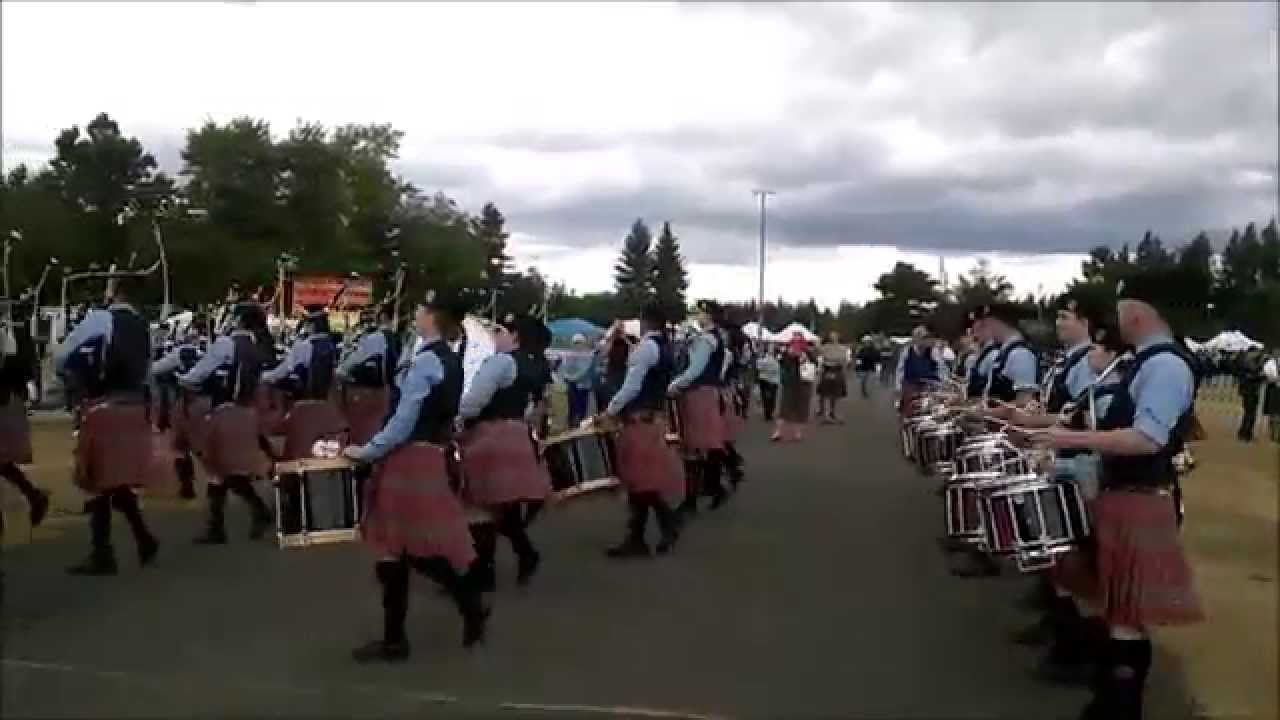 Scottish Highland Music Marching Band Competition - YouTube