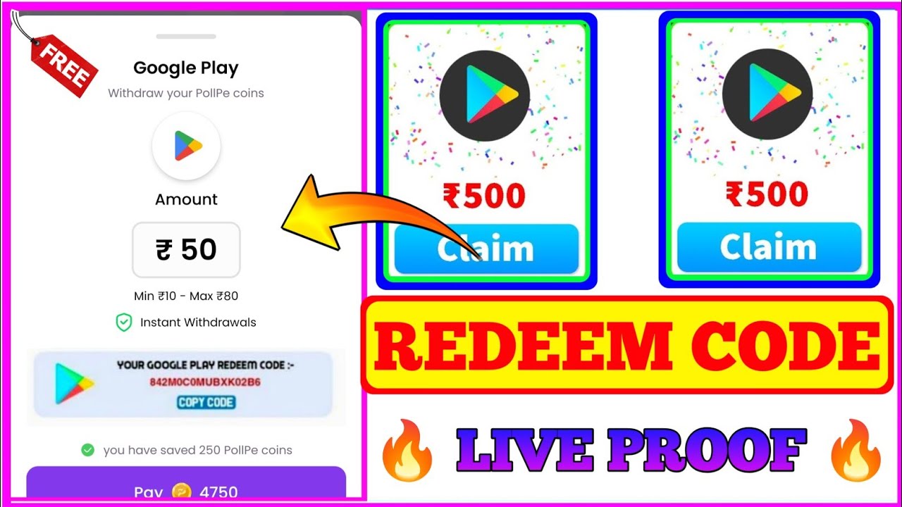 Game More App | Google Play Redeem Code Earning App | Free Redeem Code ...