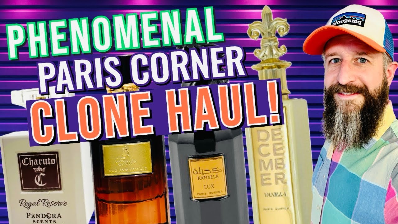 PHENOMENAL CLONE FRAGRANCE HAUL from PARIS CORNER! | Middle Eastern ...