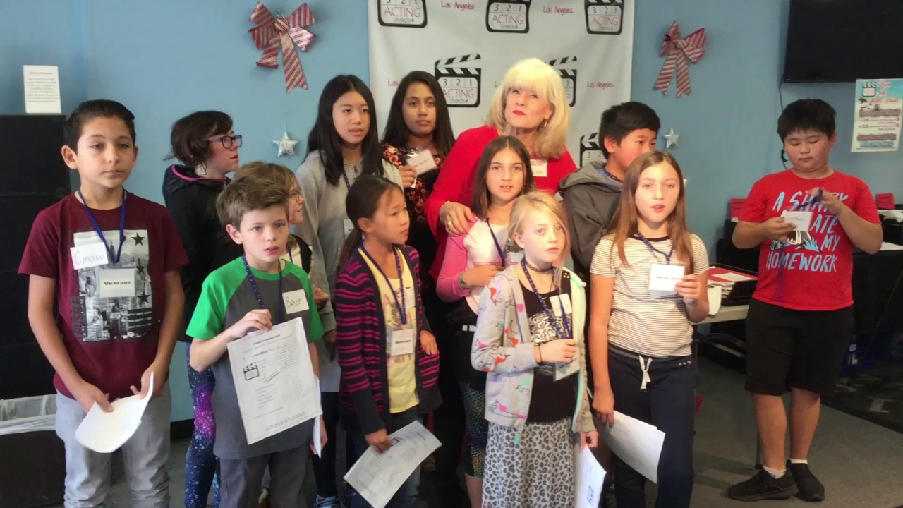 Acting Career Program students with owner Mae Ross - YouTube