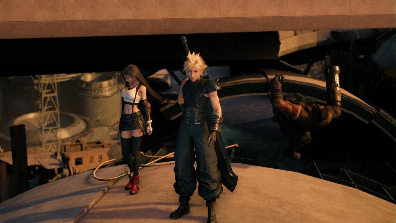 FINAL FANTASY VII REMAKE og trio landing - YouTube