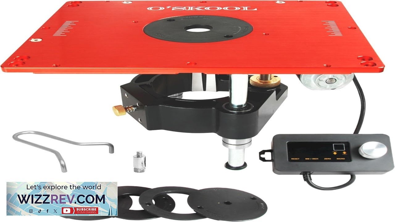 O'SKOOL Motorized Router Lift for 3 1 2" Routers Fits BOSCH RA1181 ...