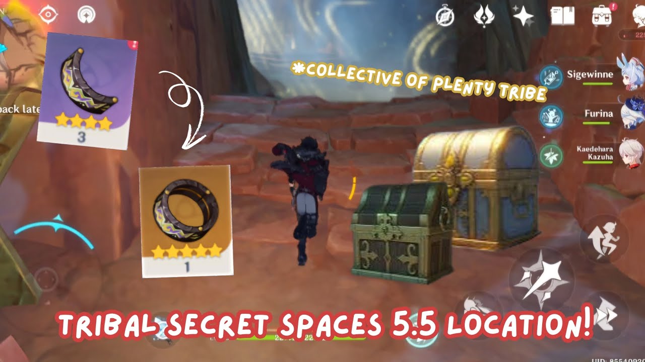 Tribal Secret Spaces Location! (Collective of plenty tribe) | 5.5 ...