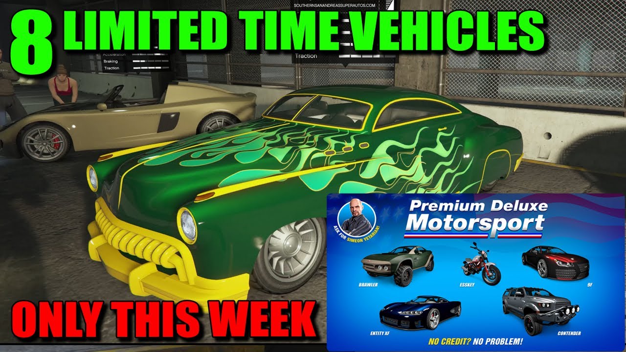 This Week 8 Vehicles In Total From The DELETED CARS LIST - Buy Them Now ...