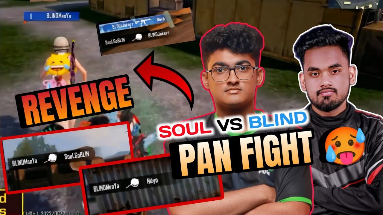 Soul goblin vs blind Manya 1v1 pan fight 💀🚀| Soul vs blind pan fight ...