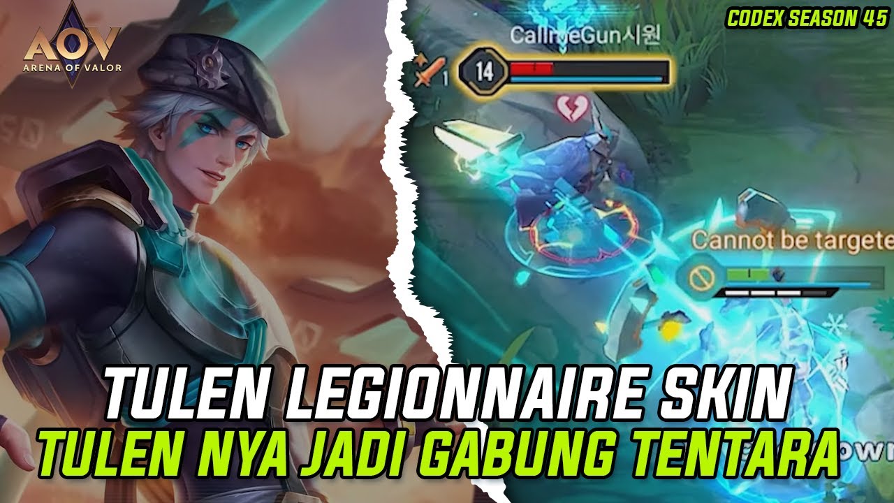 TULEN LEGIONNAIRE SKIN!! CODEX SEASON 45 UDAH MUNCUL APAKAH WORTH IT ...