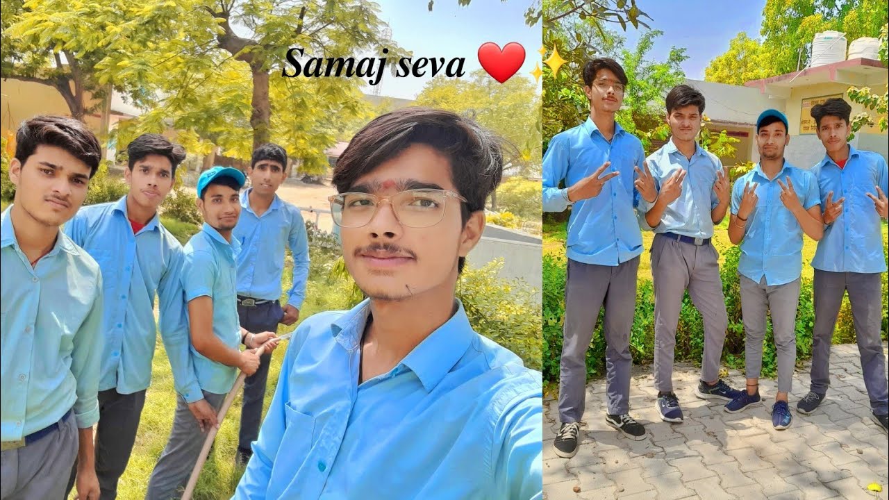 SCHOOL MAIN SAMAJ SEVA SHIVIR YOAJNA ️ || FIRST DAY || AMAN SINGH VLOGS ...