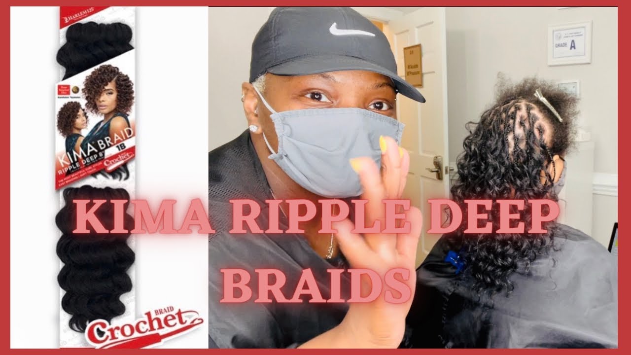 BRAIDS ON NATURAL HAIR | KIMA RIPPLE DEEP CROCHET HAIR | TREE BRAIDS ...