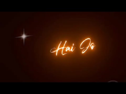 🥀 Hai Jo Irade Bata Du Tumko Sharma Hi Jaogi Tum Status 💖 Black Screen Lyrics Status 🤍 Love Song ⚡