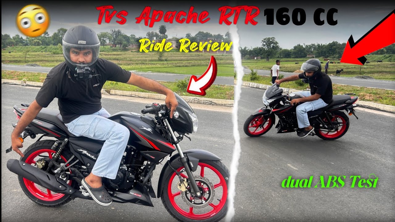 Launch होते ही Apache RTR 160 Dual ABS का Brake Test कर दिया 😲 Apache ...