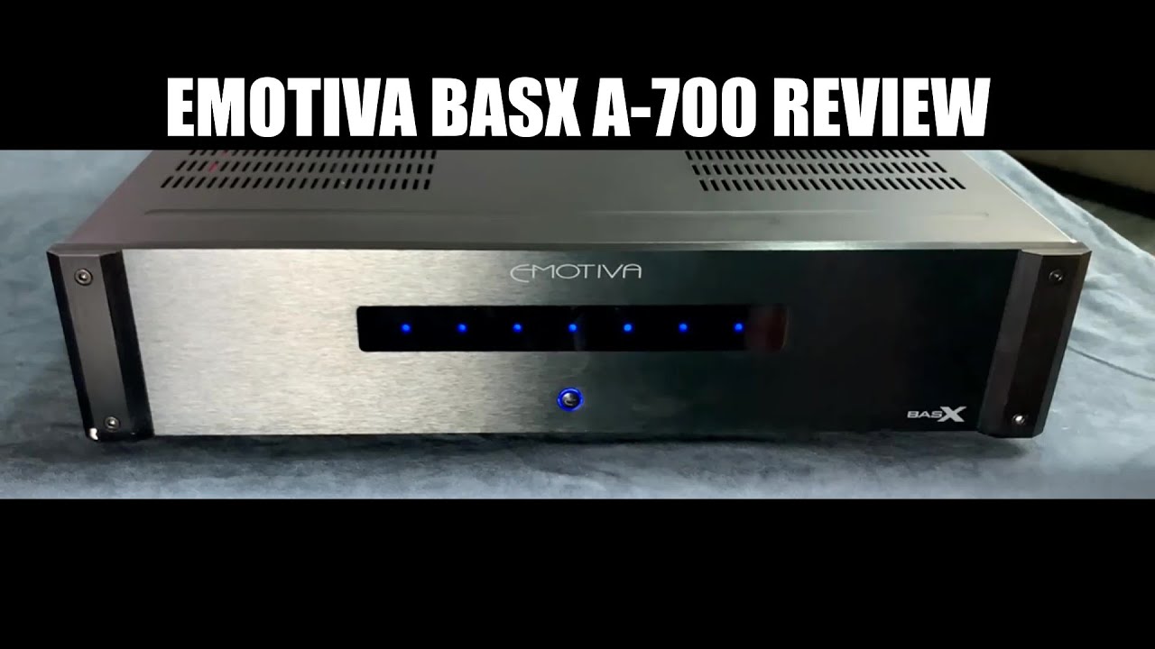 Equipment Review: Emotiva BasX A-700 External Amplifiers - YouTube