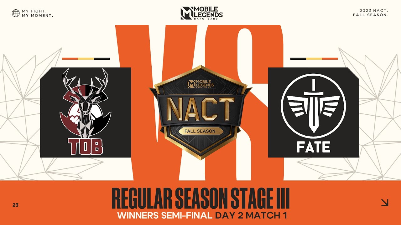 TOB vs. KOF | Winners Semi-Final | 2023 NACT Fall | Mobile Legends ...