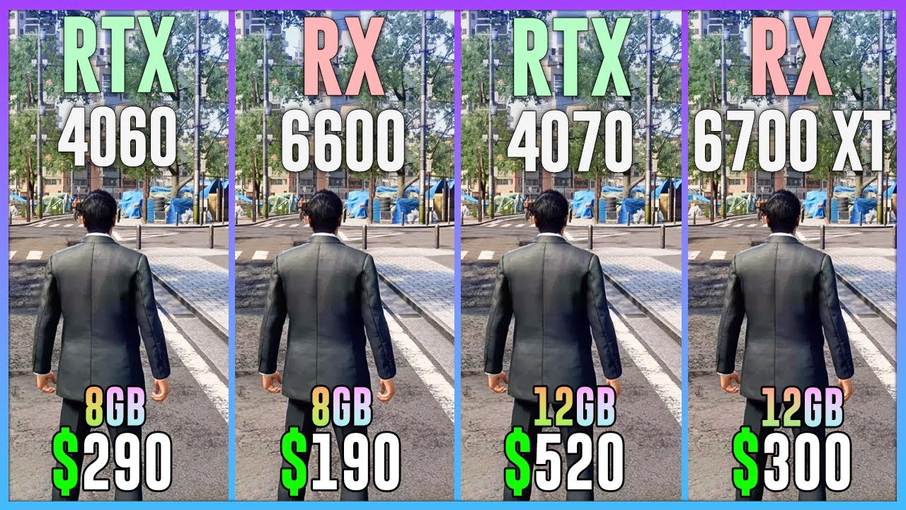 RTX 4060 vs RX 6600 vs RTX 4070 vs RX 6700 XT - Test in 15 Games | Best ...