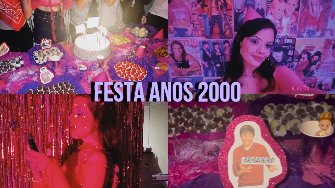 VLOG ANIVERSÁRIO ANOS 2000 | Preparativos, Inspirações, Arrume-se ...