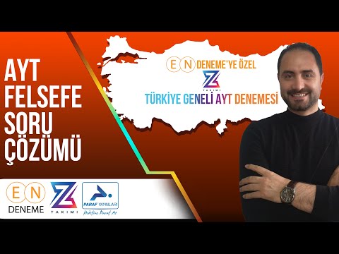Paraf Z Takımı  AYT Türkiye Geneli Deneme Sınavı Felsefe Grubu Çözümleri