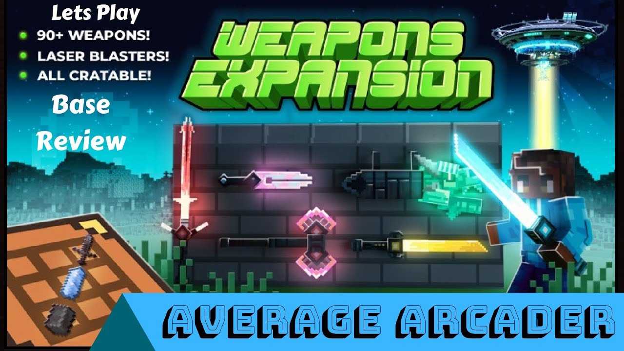 Lets Play Minecraft Weapons Expansion Sci Fi/Base Review - YouTube