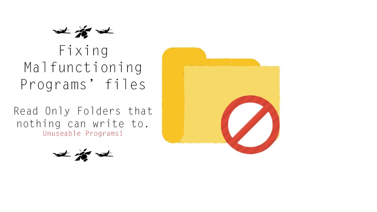 Tutorial: Fix for Unusable Programs | Broken Files & Folders - YouTube