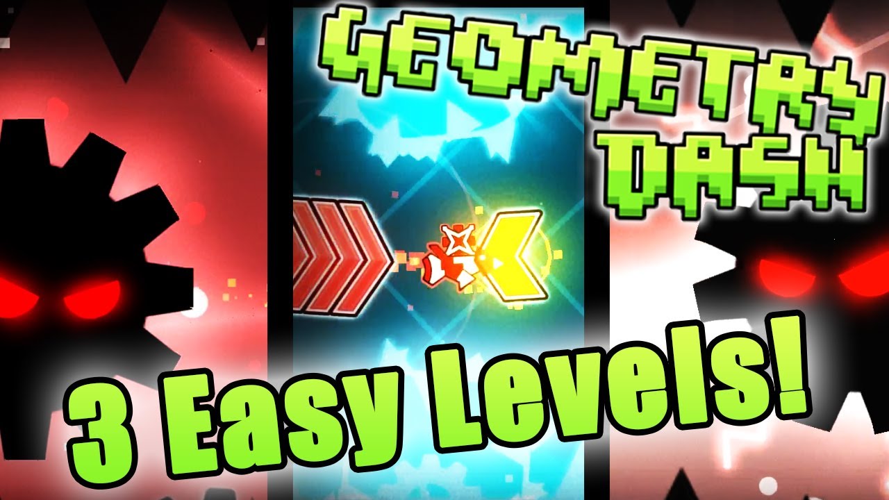Geometry Dash | 3 Easy Levels JOSE Edition [Gear, Gear 2, Pae Ki] - YouTube