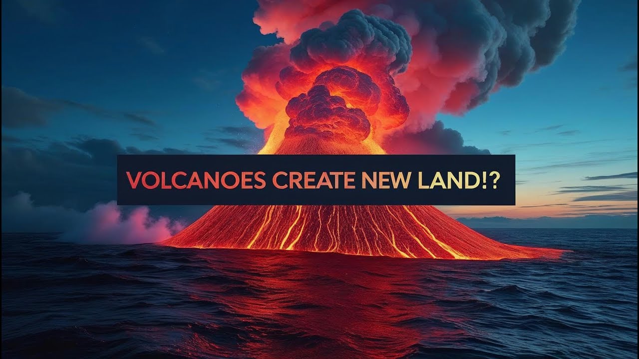 🔥 How Volcanoes Create New Land | The Science of Island Formation ...