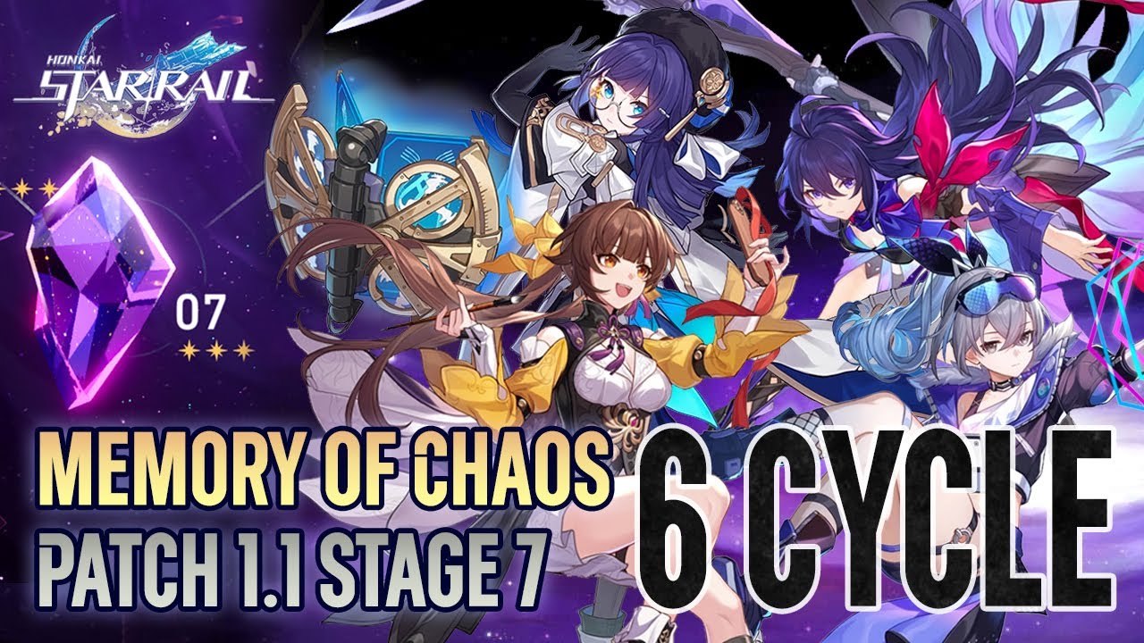 Memory of Chaos 7 in 6 CYCLES - TL 63 f2p account【Honkai: Star Rail ...