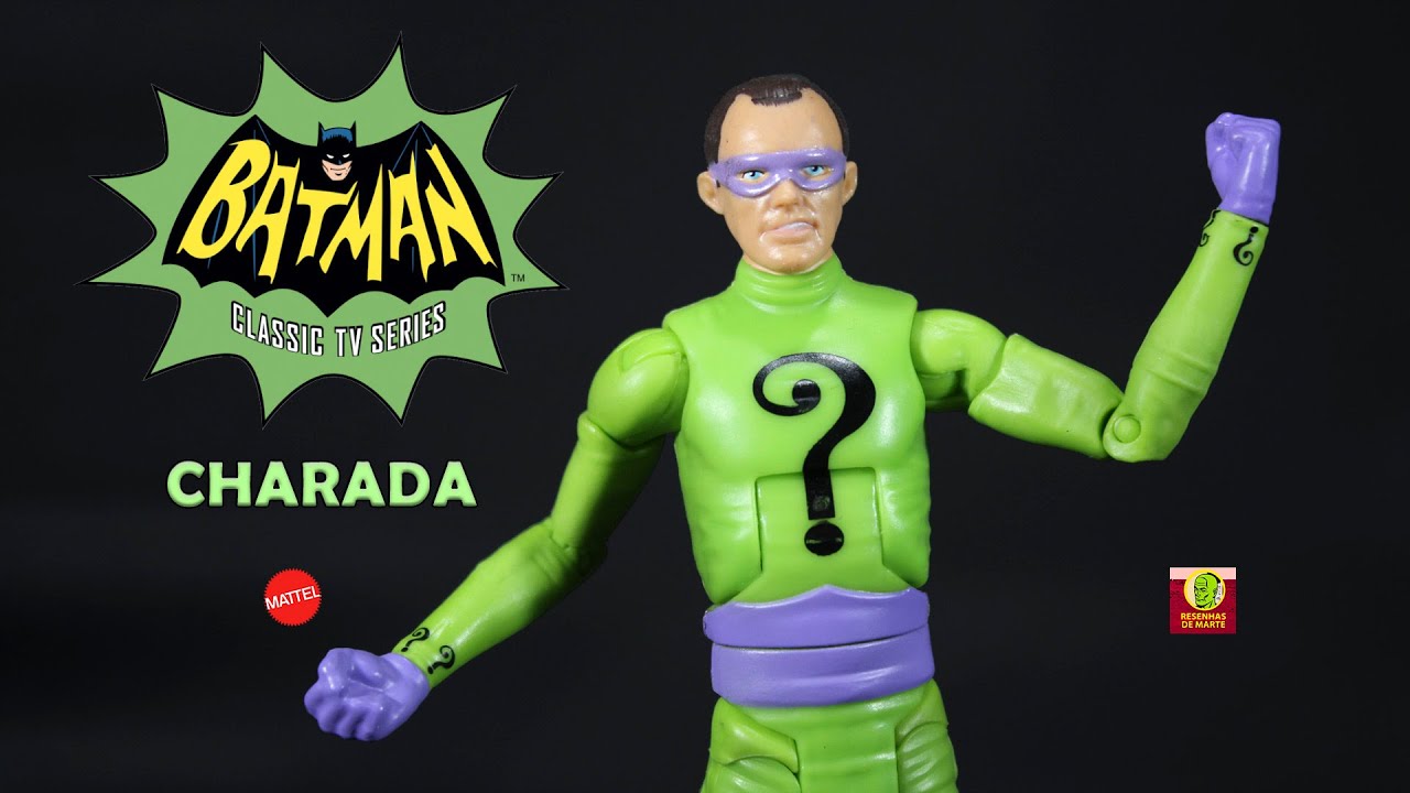 Charada Batman Classic TV Series The Riddler Mattel Action Figure ...