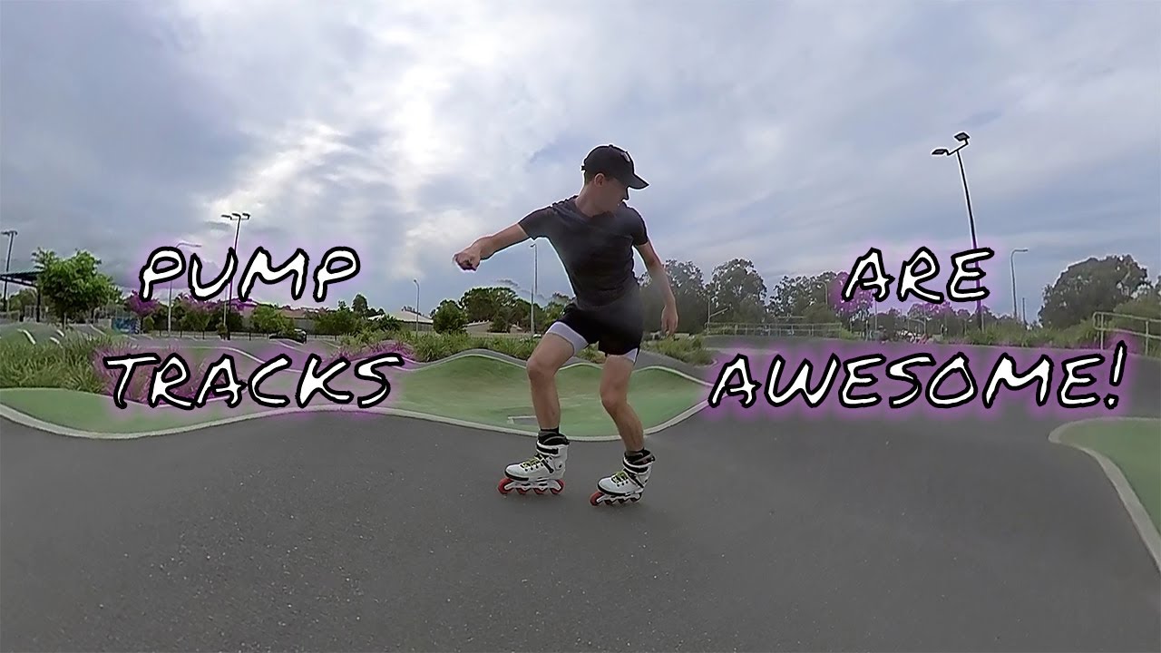 Pump Tracks are Awesome! (Rollerblading/Inline Skating) - YouTube