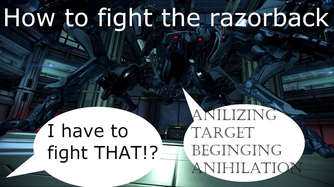 How to fight the razorback - YouTube