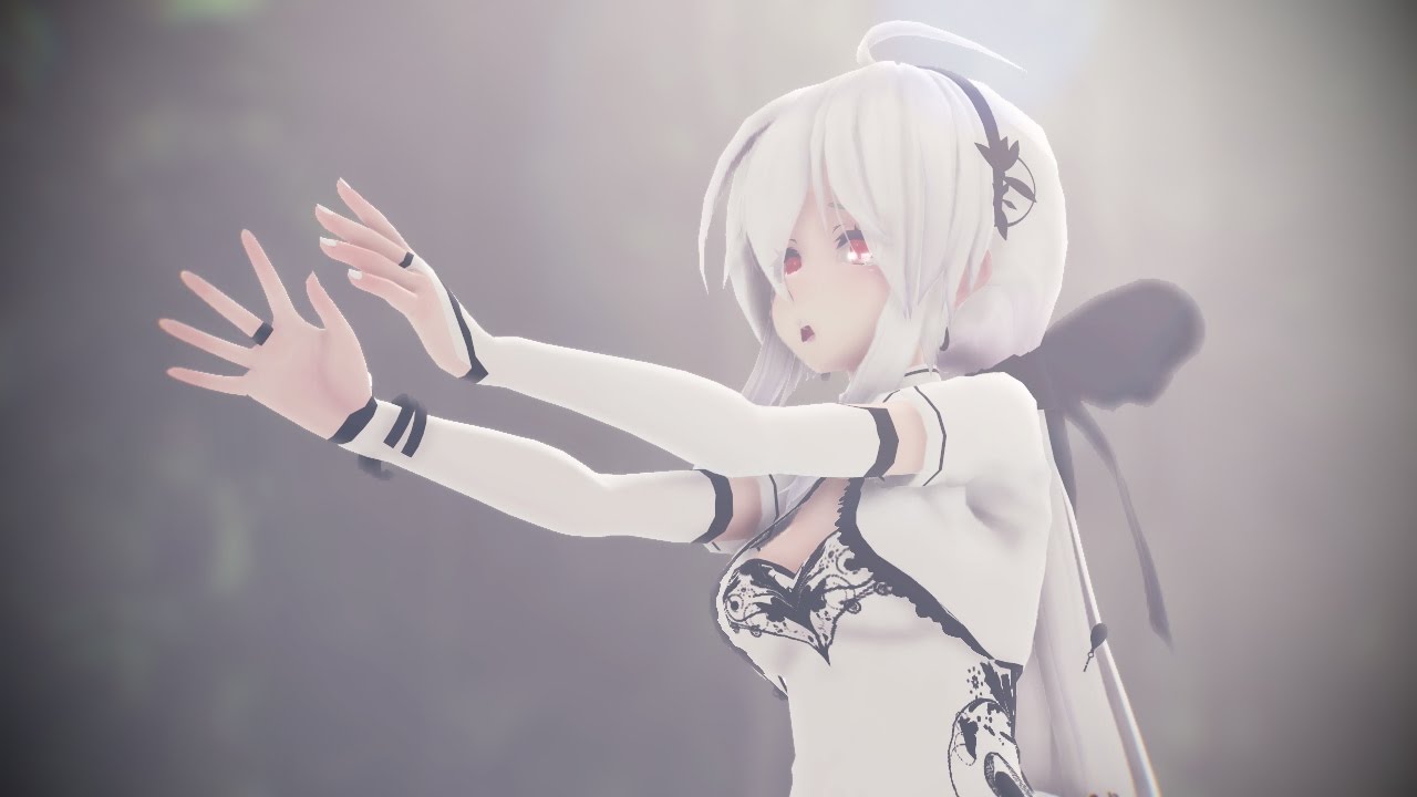 【MMD】SAYONARA，tda china dress haku - YouTube