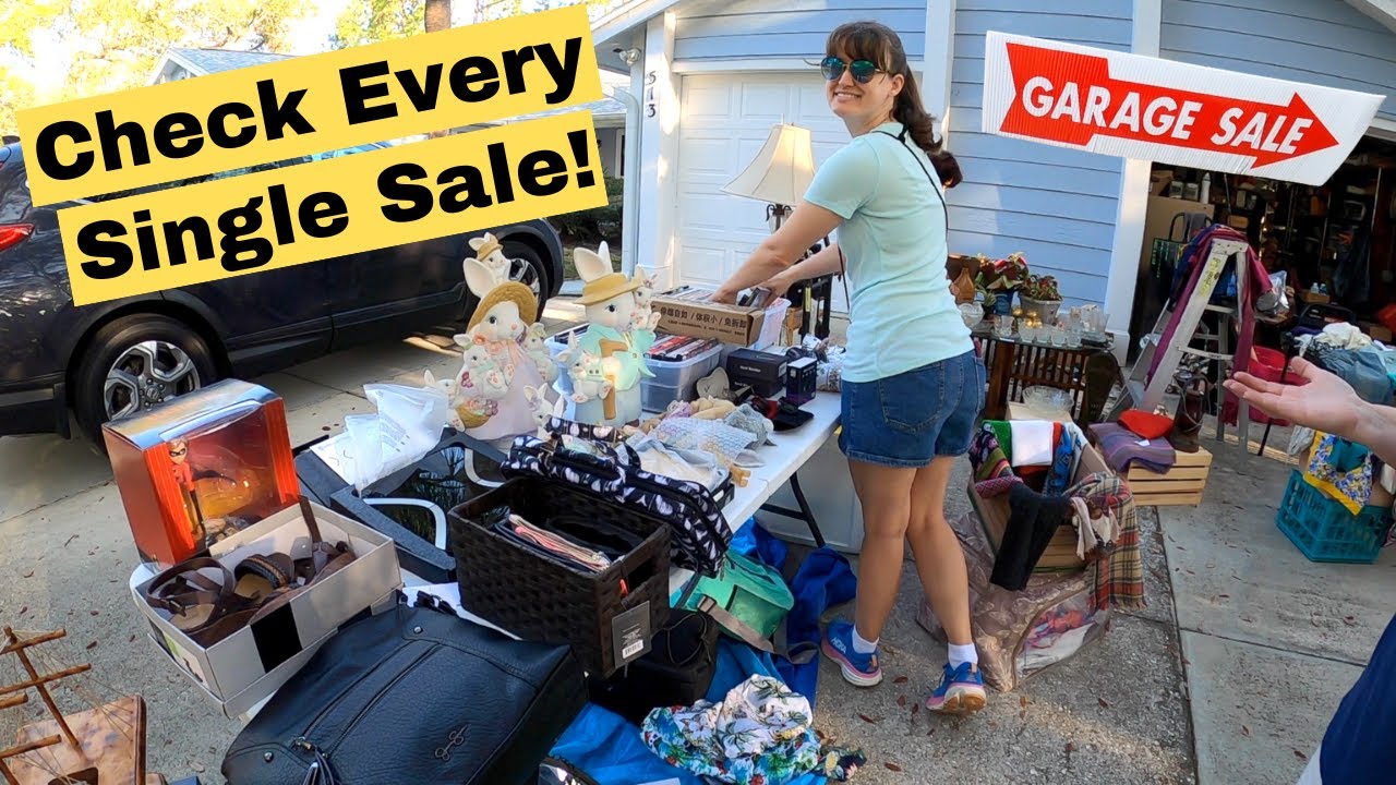 We ALMOST Didn't Stop At This STELLAR Garage Sale! - YouTube
