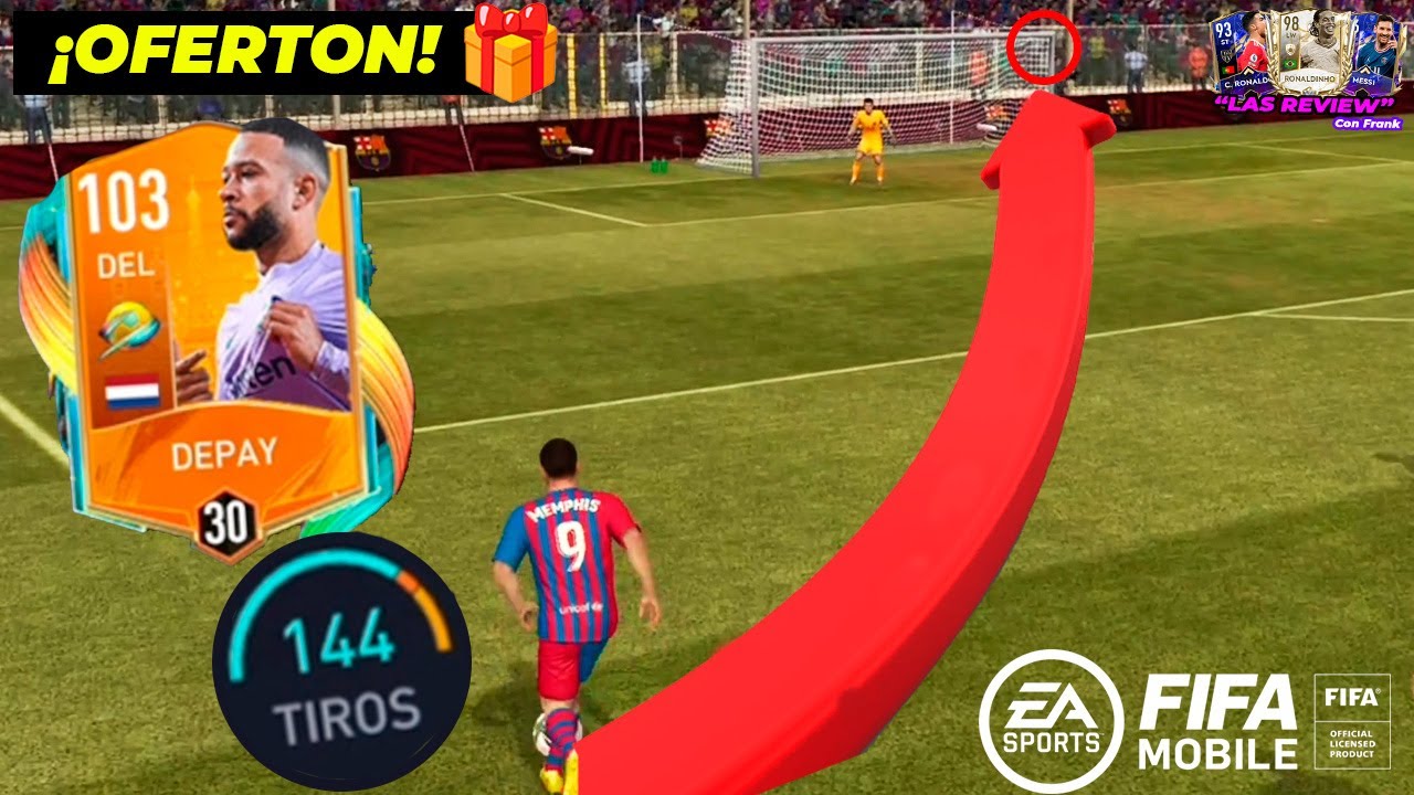 🔥 MEMPHIS DEPAY 103 AL MÁXIMO ¿Vale la Pena? COMO JUEGA en FIFA MOBILE ...