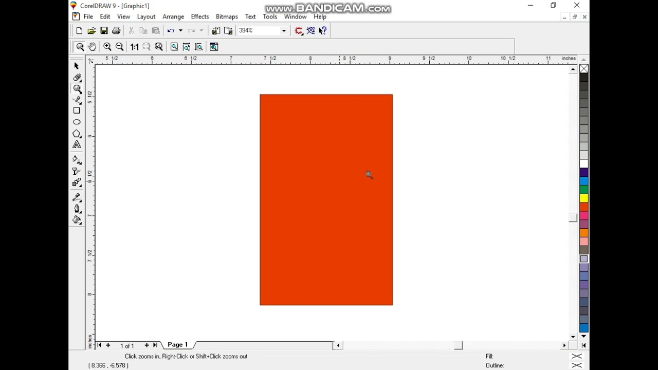 Zoom & Pan Tool - Coreldraw 9 - YouTube