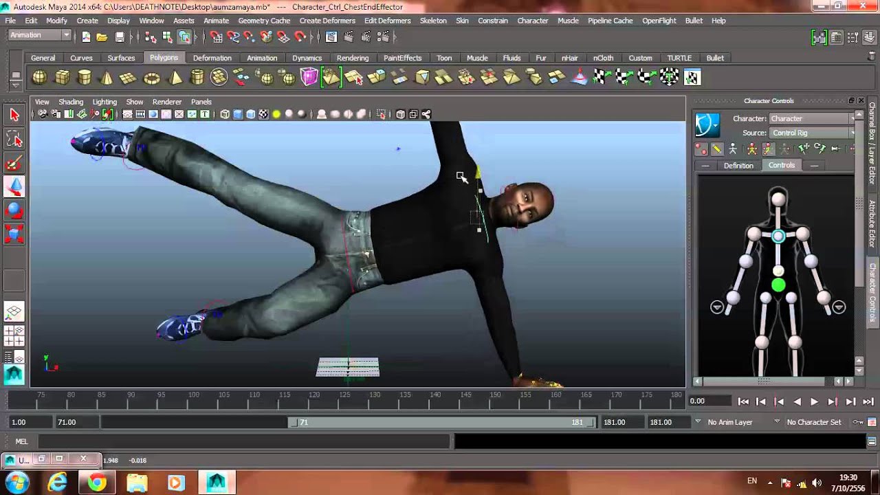 Maya HumanIK - YouTube