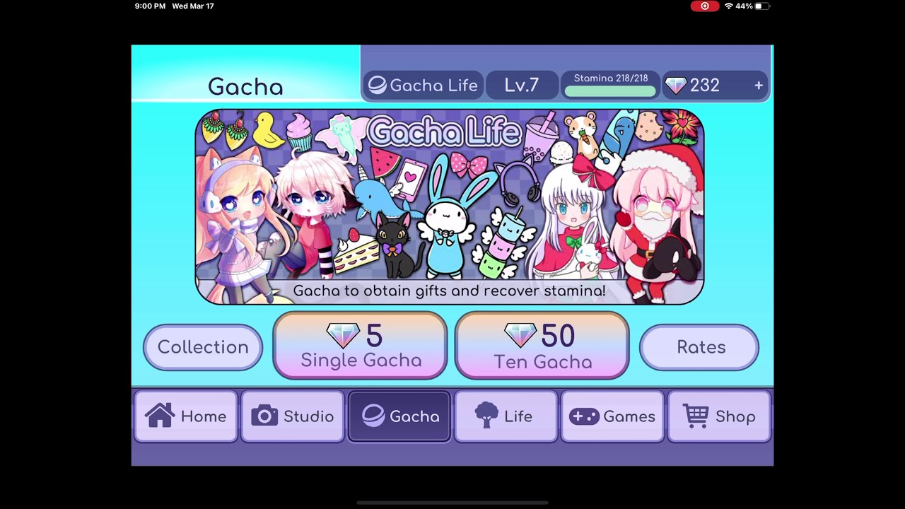 Opening gifts in Gacha life - YouTube