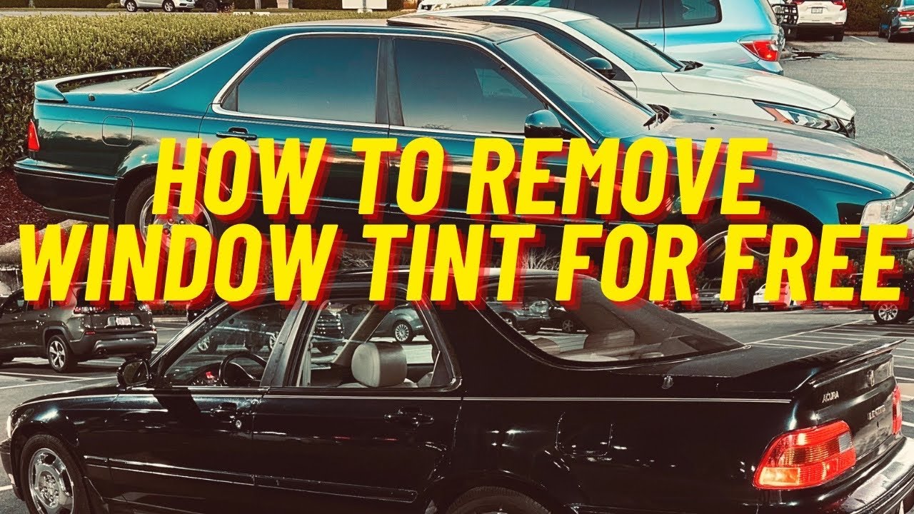 How To Remove Window Tint for FREE! - YouTube